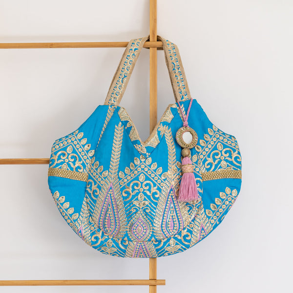 Embroidered Silk Bags & Purses - Indie-Luxe